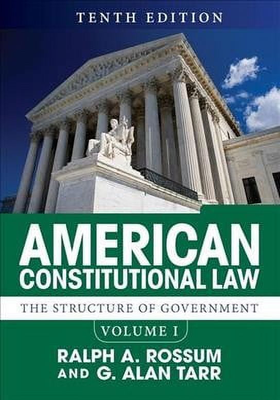 American Constitutional Law : The Structure of Government - Walmart.com