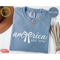 American Coquette Bow Tee Retro USA Independence Day Shirt - Walmart.com