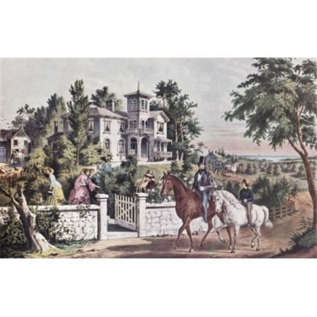 American Country Life-May Morning Currier & Ives 1834-1907 American ...