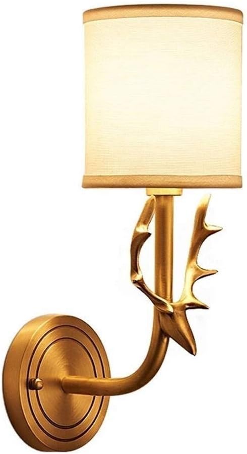 American Country Modern Simplicity All Copper Deer Head Wall Light ...