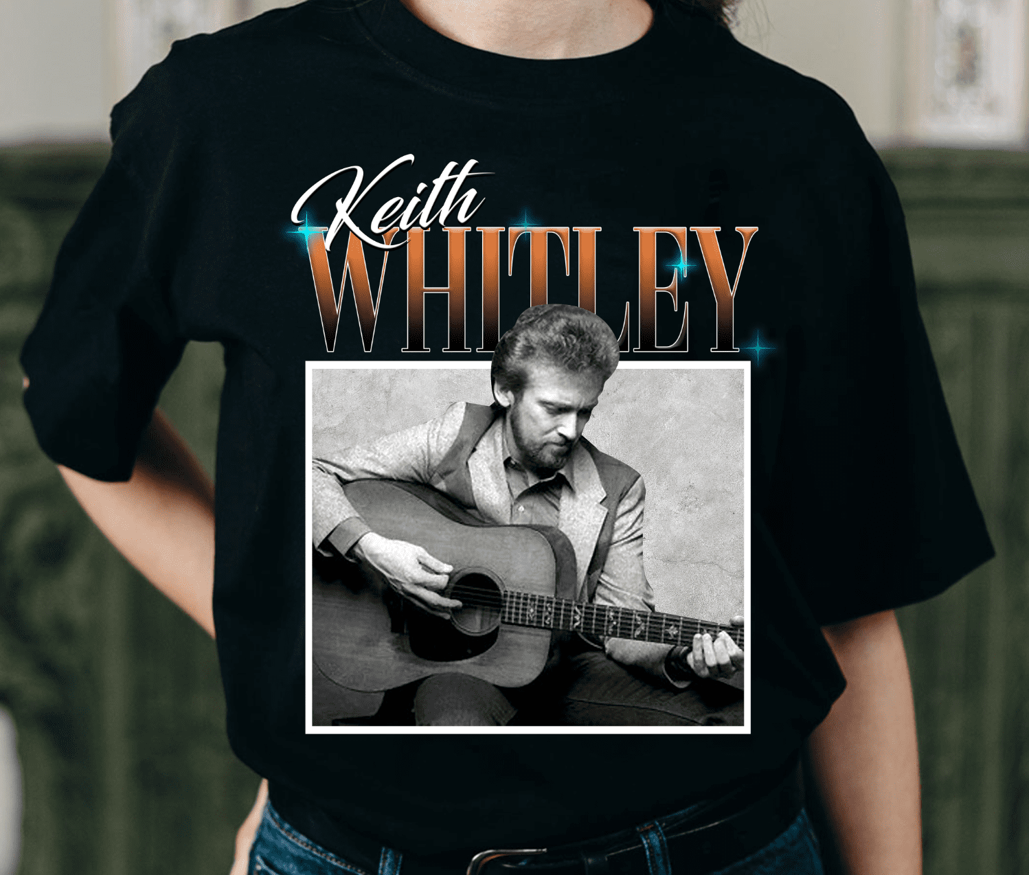 American Country Music Keith Whitley Vintage T-Shirt, Keith Whitley ...