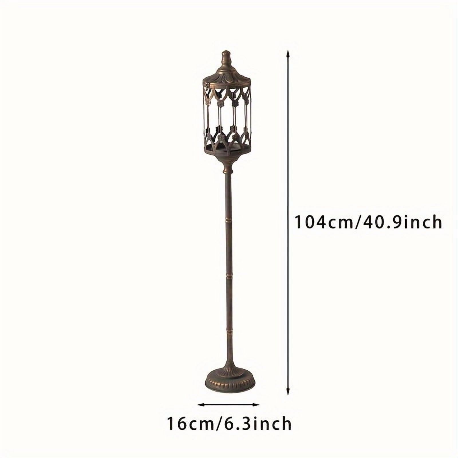 American Country Style Metal Candle Holder, Handmade Retro Wrought Iron ...