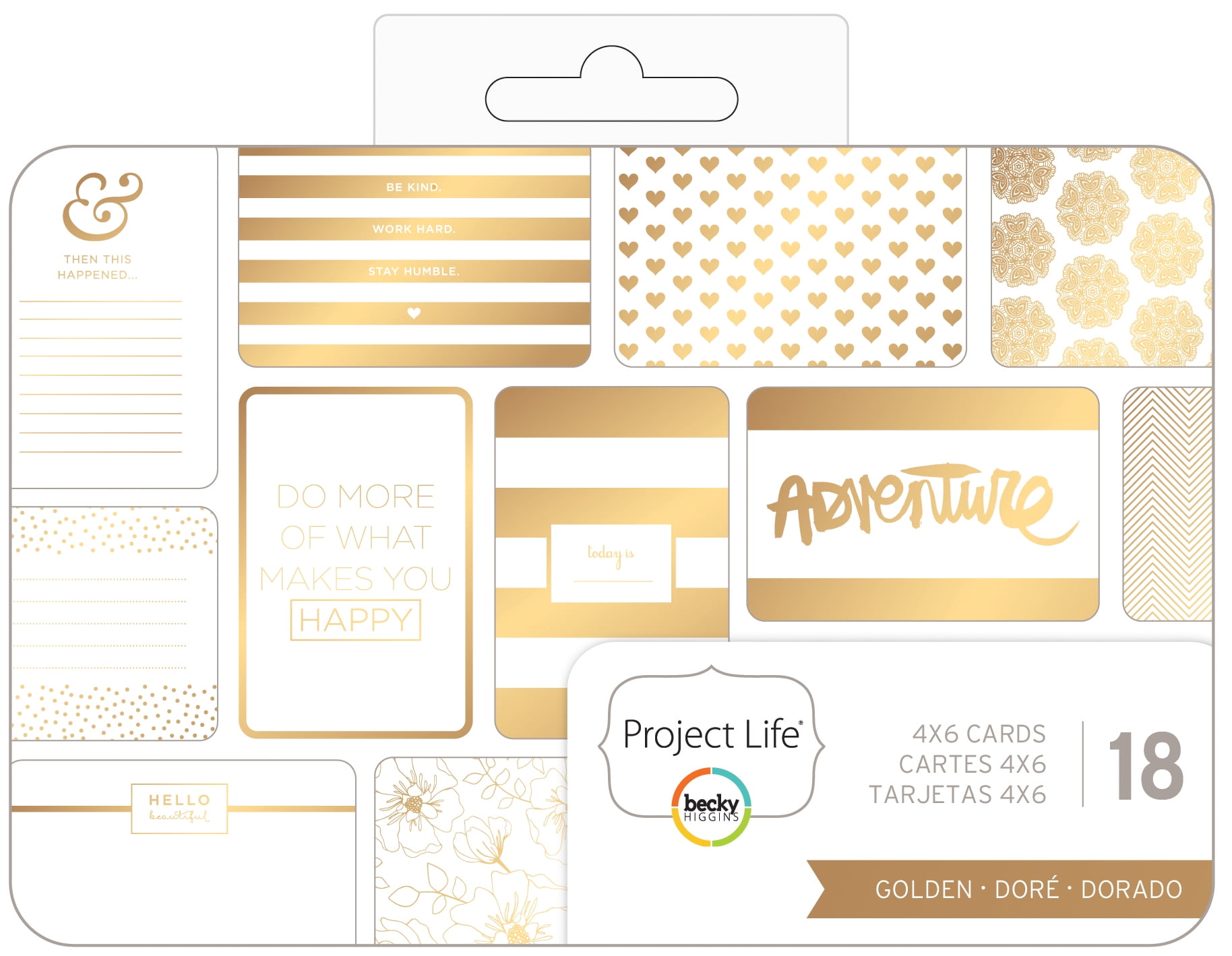 American Craft Becky Higgins - Project Life - 4 x 6 - Theme Cards ...