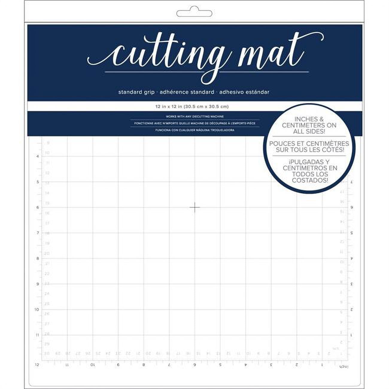 American Crafts 12"X12" Adhesive Cutting Mat-Standard Grip - Walmart.com
