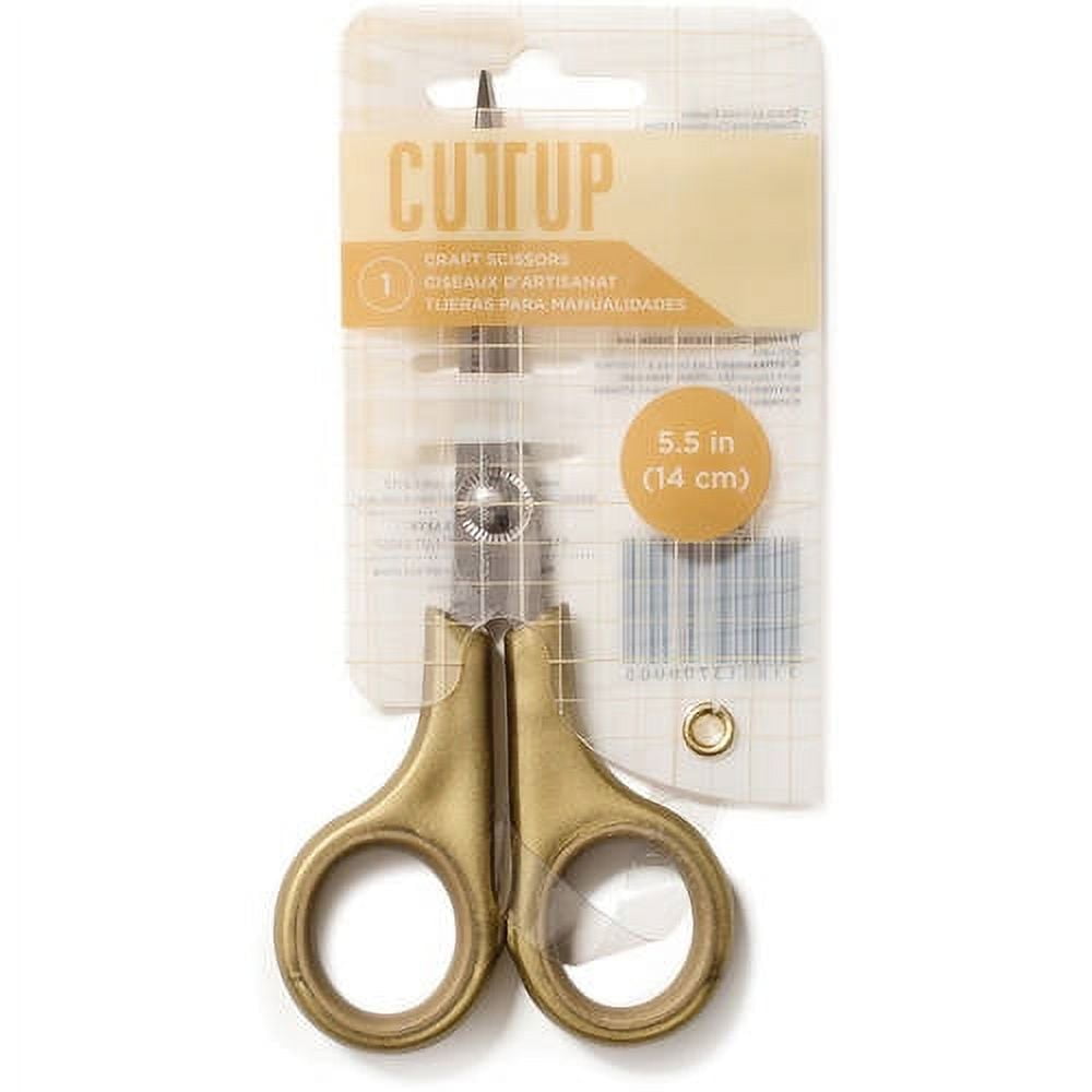 American Crafts 370800 Desktop Essentials Scissors - Gold - Walmart.com