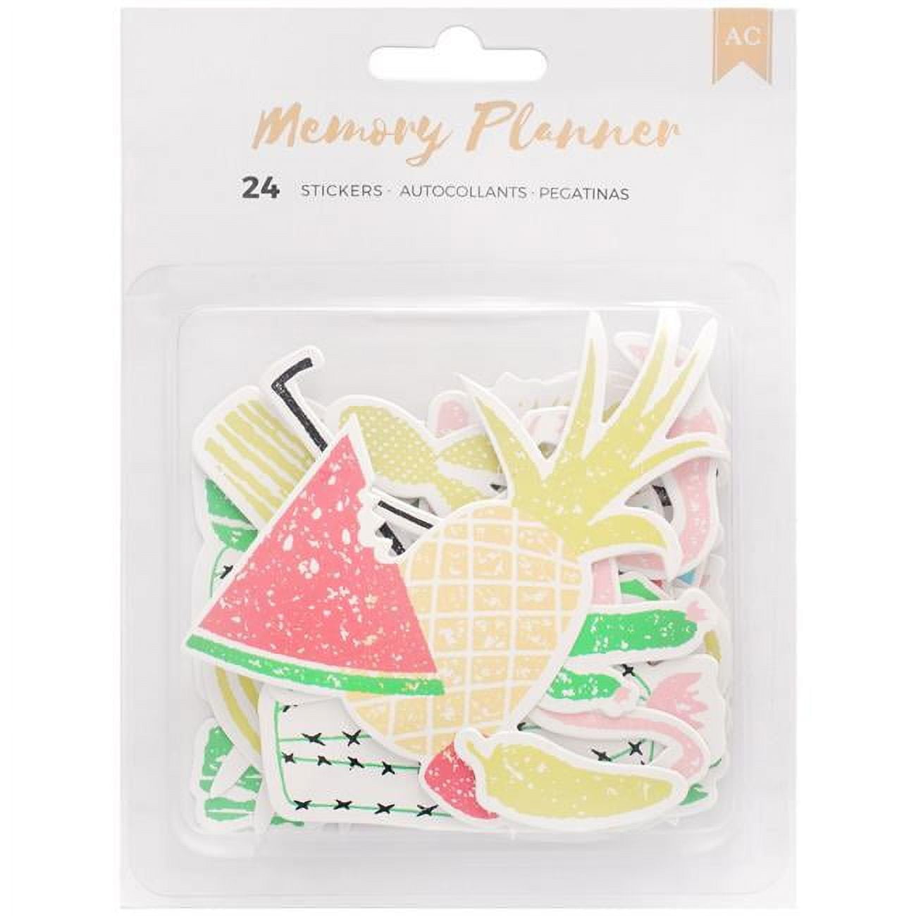 American Crafts 374986 Memory Planner Ephemera Die-Cut Icon Stickers ...