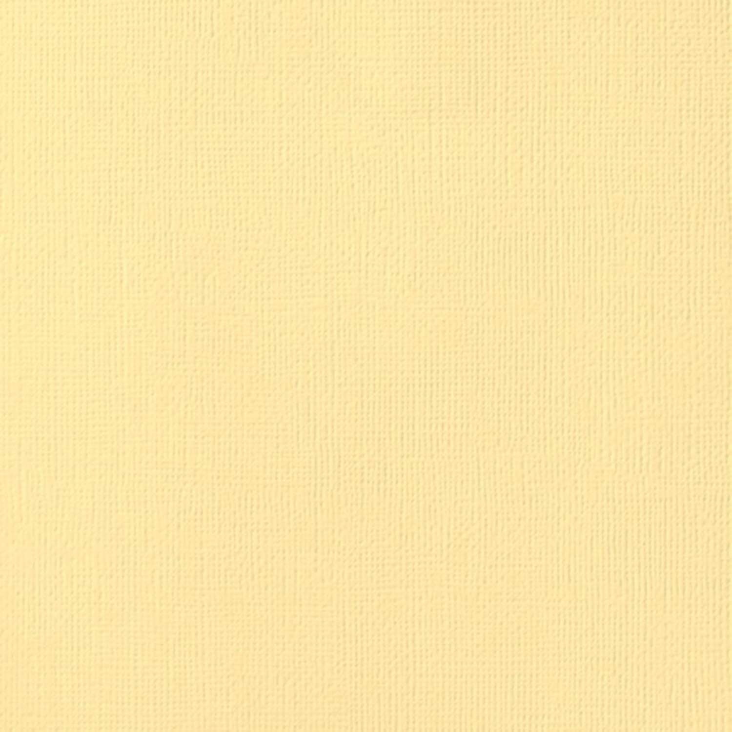 American Crafts 80lb Textured Cardstock 12"X12"-Butter - Walmart ...