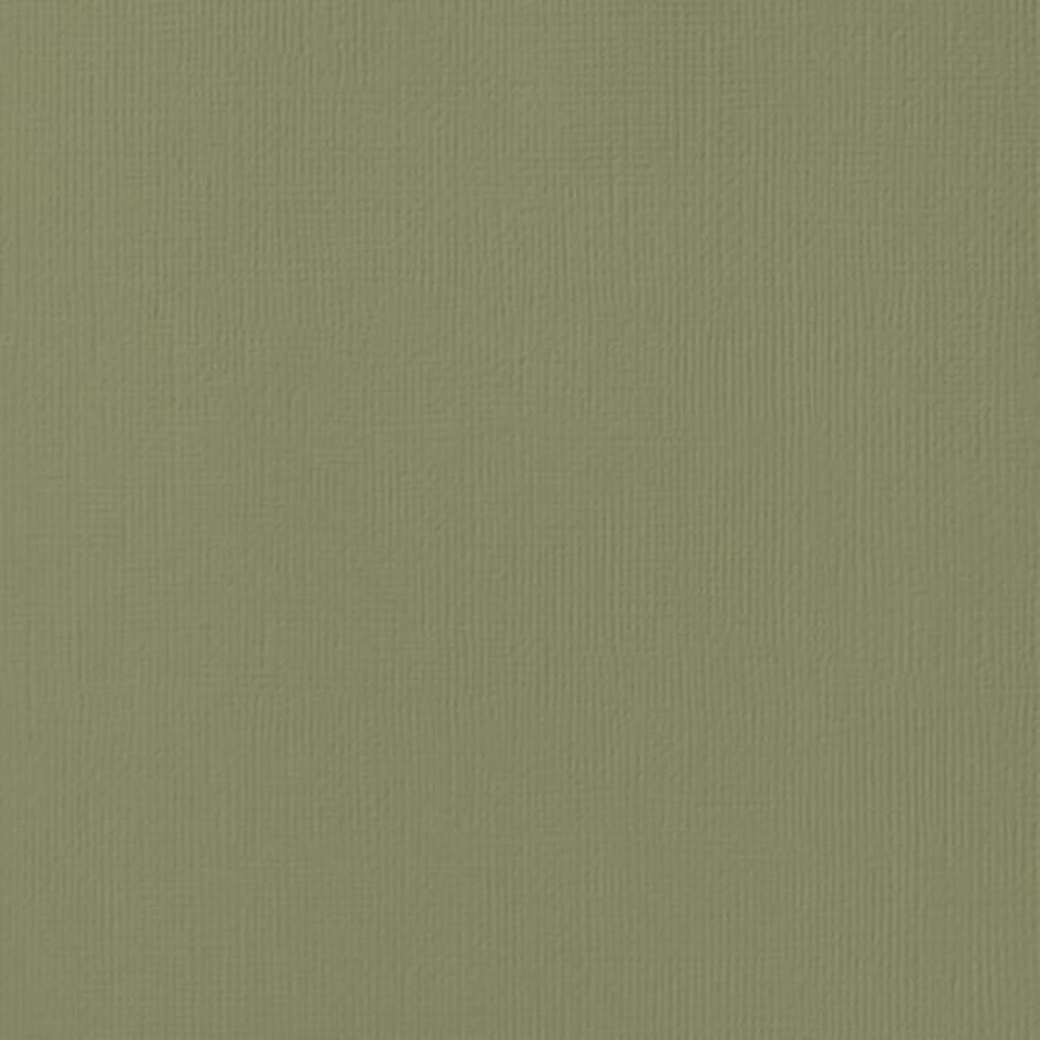 American Crafts 80lb Textured Cardstock 12"X12"-Olive - Walmart.com