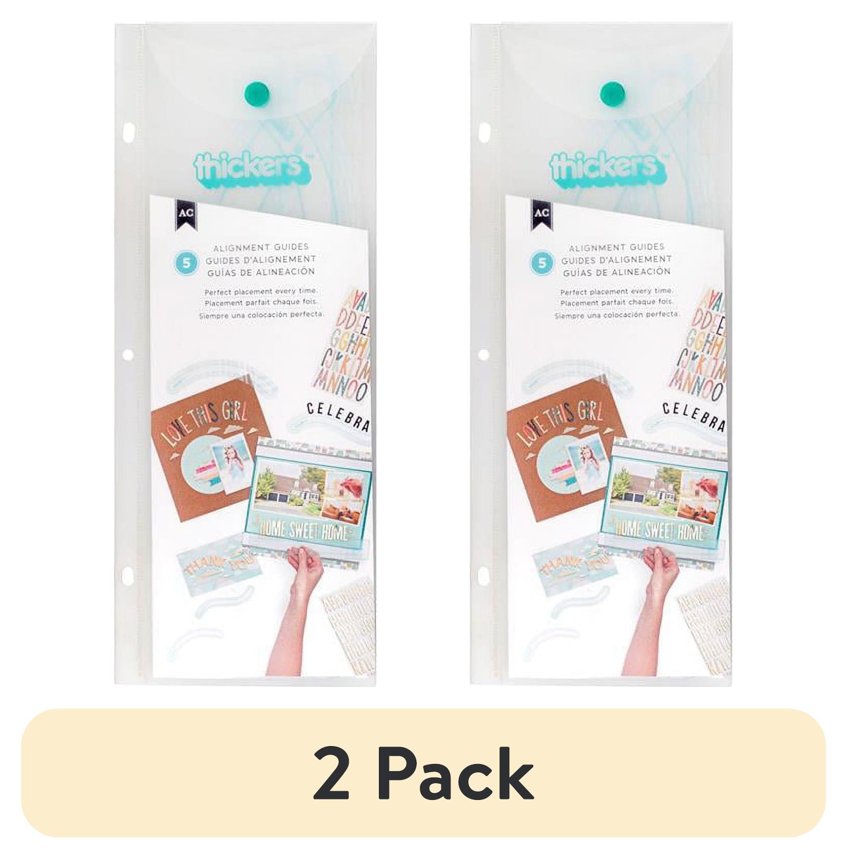 (2 pack) Thickers Alignment Guides-Straight & Wave - Walmart.com