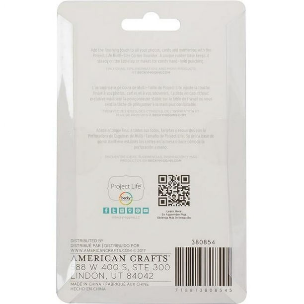 American Crafts Becky Higgins Project Life Paper Corner Rounder - Multi ...