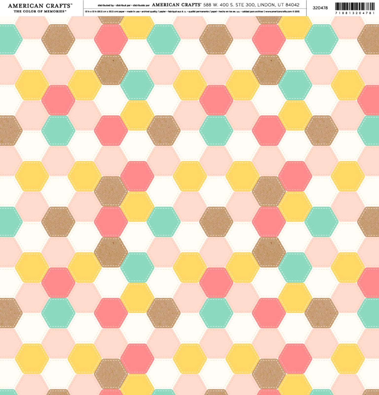 American Crafts Brands Everyday Cardstock 12"X12"-Spring Fling ...