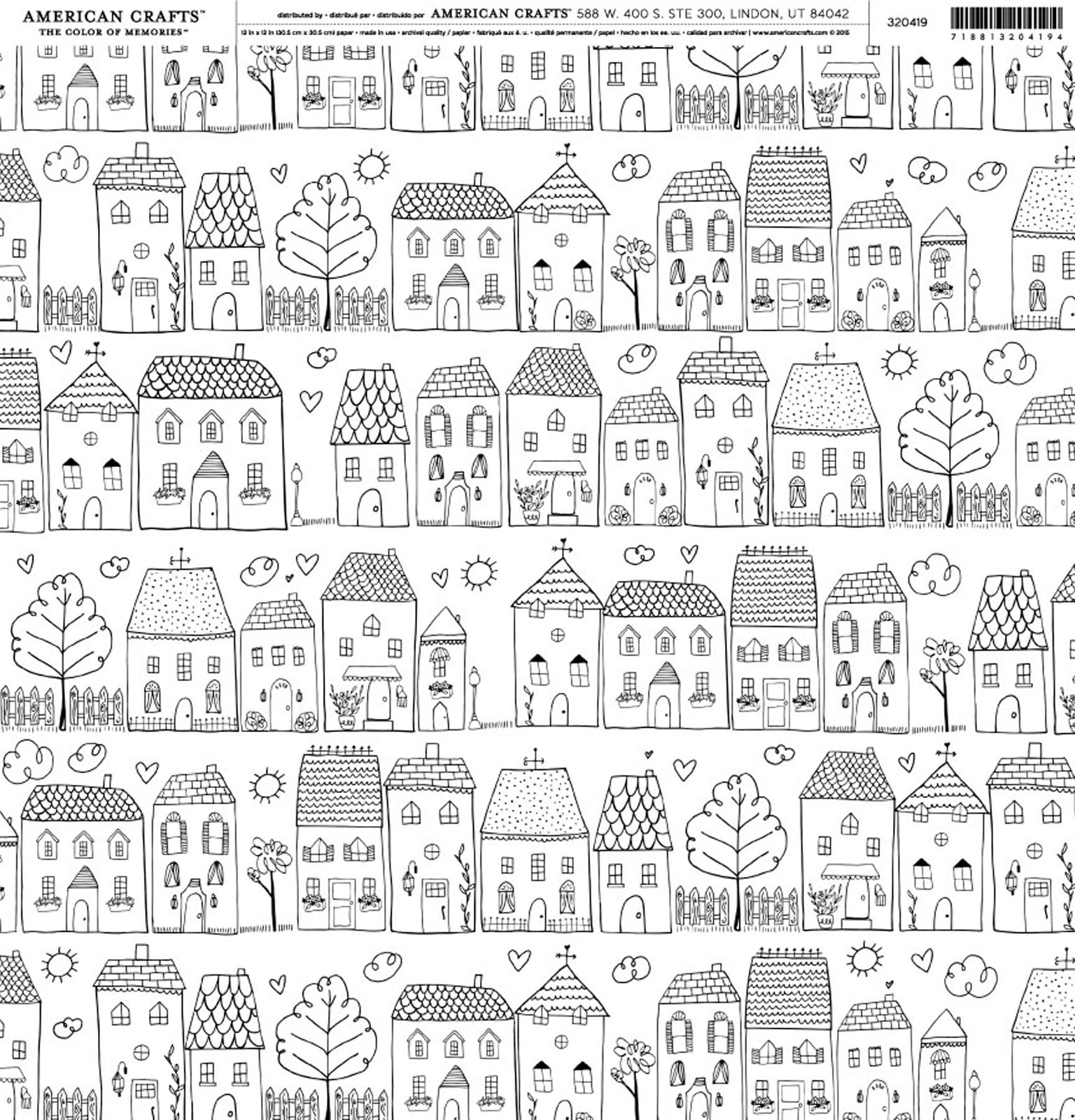 American Crafts Brands Everyday Cardstock 12"X12"-W17 One Fine Day ...