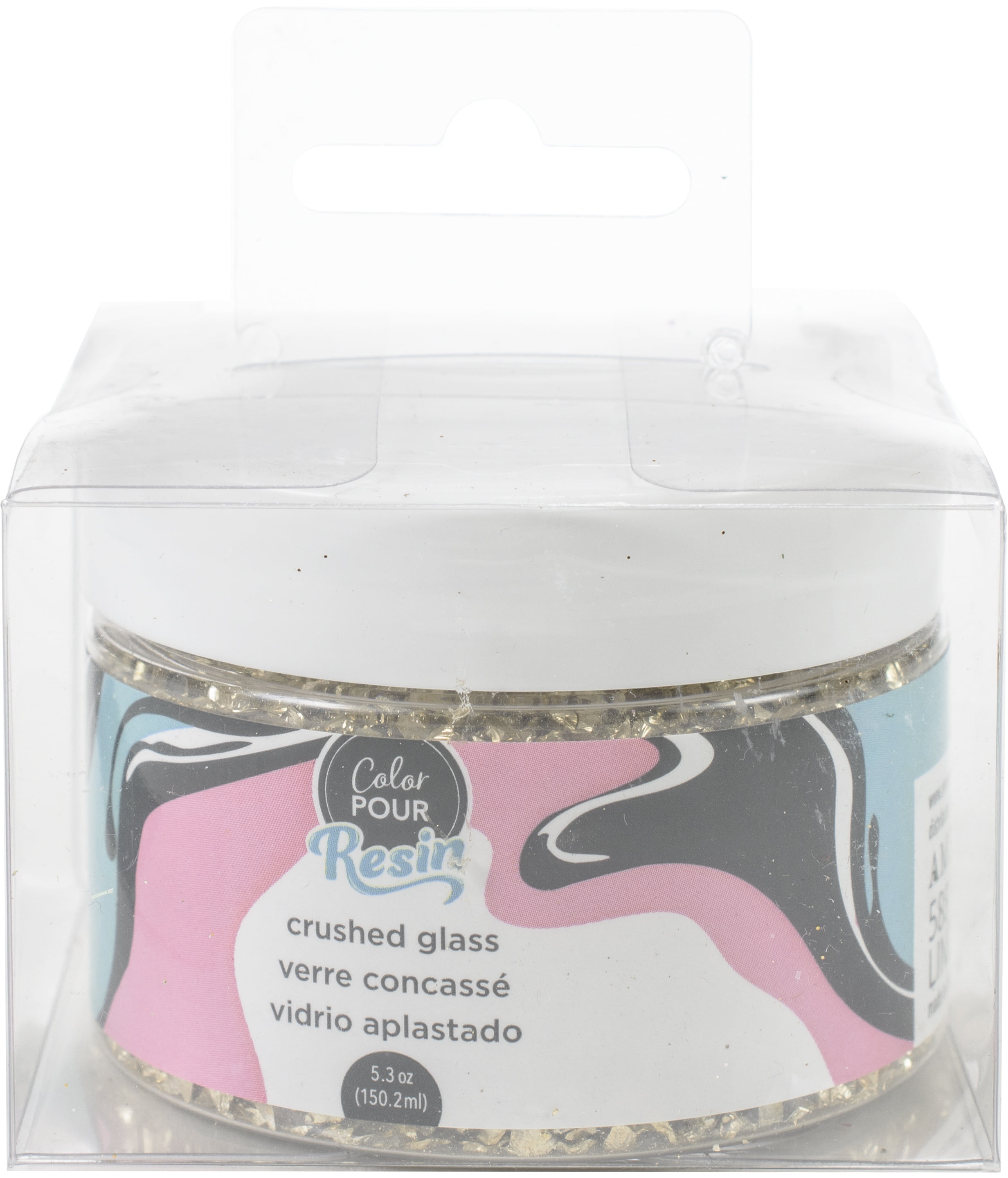 American Crafts Color Pour Resin Mix-Ins-Faux Gold Crushed Glass ...