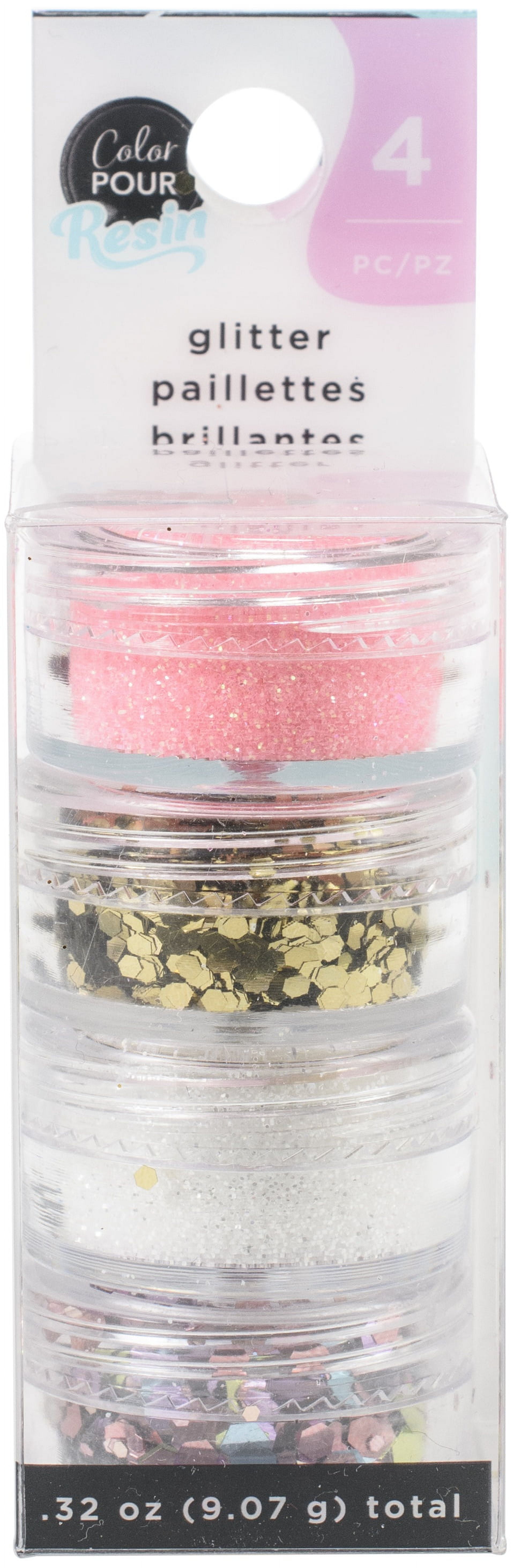 American Crafts Color Pour Resin Mix-Ins-Warm - White, Pink, Gold ...