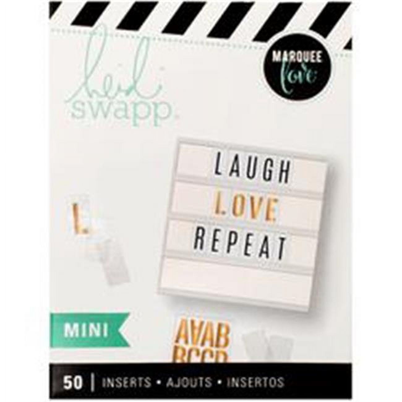 American Crafts HS315044 Heidi Swapp Lightbox Inserts - Mini Blank, 50 ...