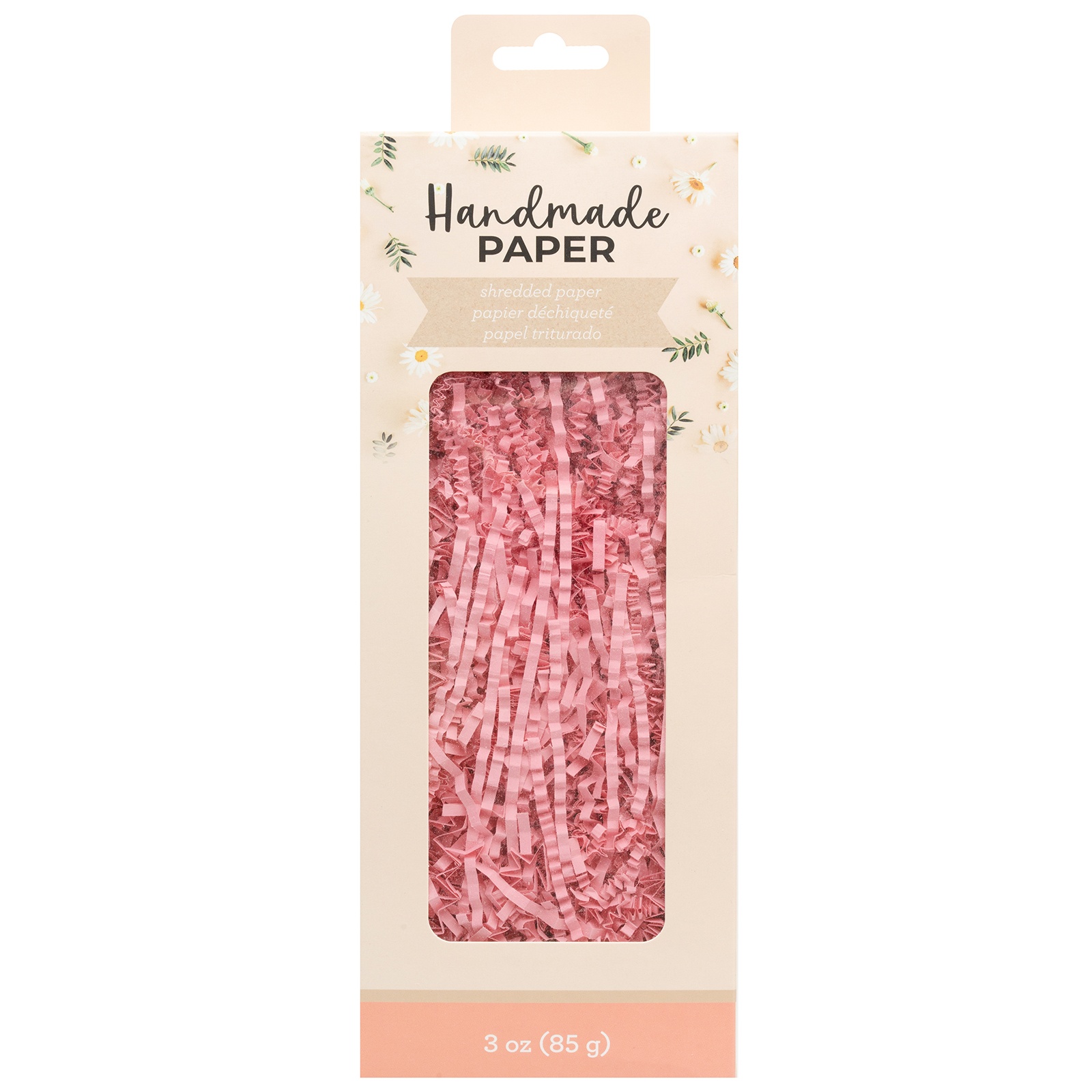 American Crafts Handmade Paper Shredded Paper 1lb-Pink - Walmart.com