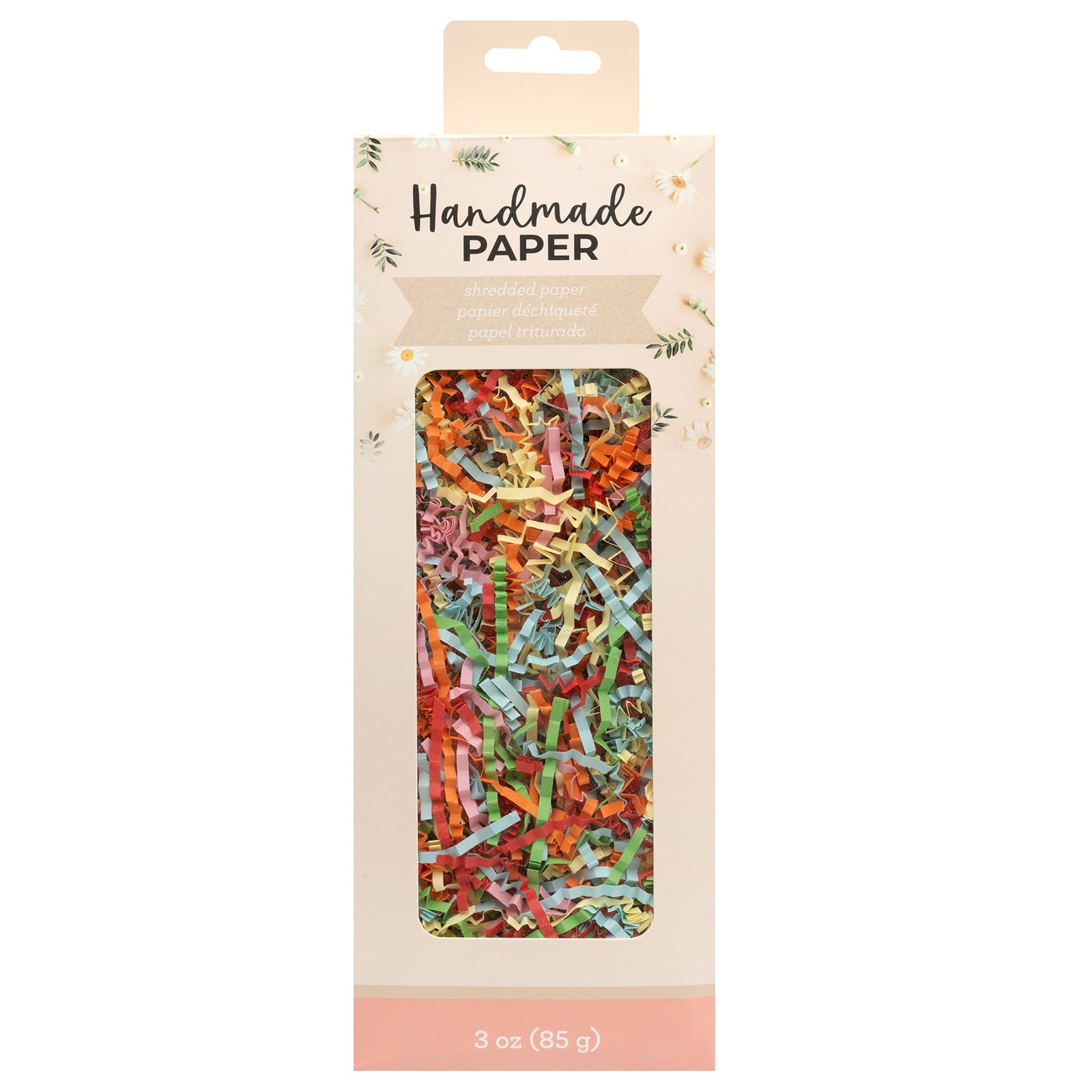American Crafts Handmade Paper Shredded Paper 1lb-Rainbow - Walmart.com