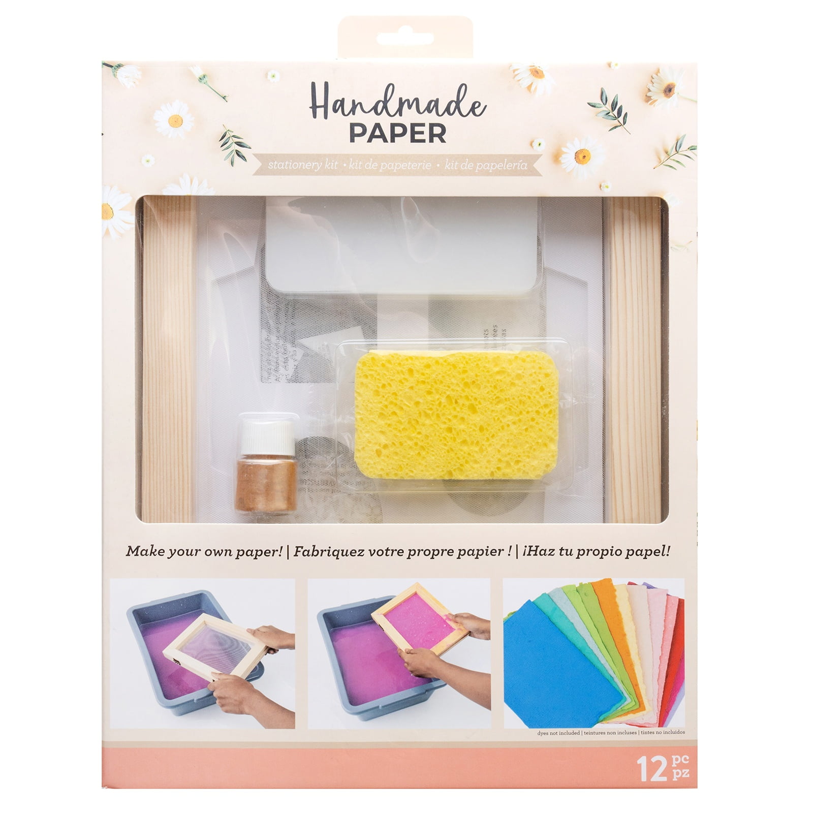 American Crafts Handmade Paper Stationery Kit-12 Pieces - Walmart.com