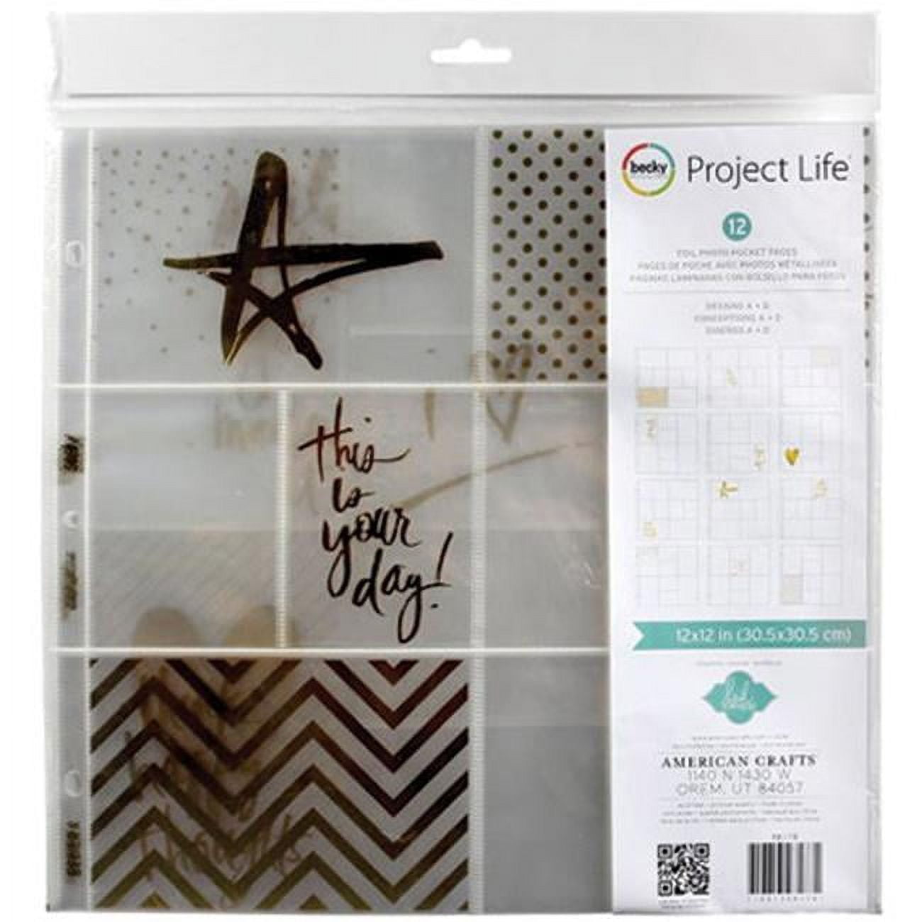 American Crafts Heidi Swapp -Gold Foil W/Stickers - Walmart.com