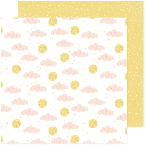American Crafts Patterned Double-Sided Cardstock 12"X12"-Clouds, Hello ...