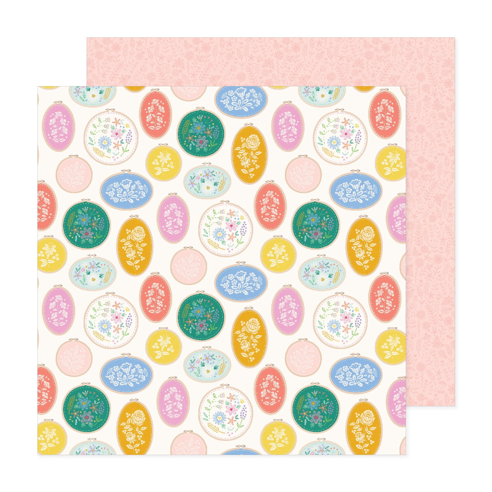 American Crafts Patterned Double-Sided Cardstock 12"X12"-Sew Sweet ...