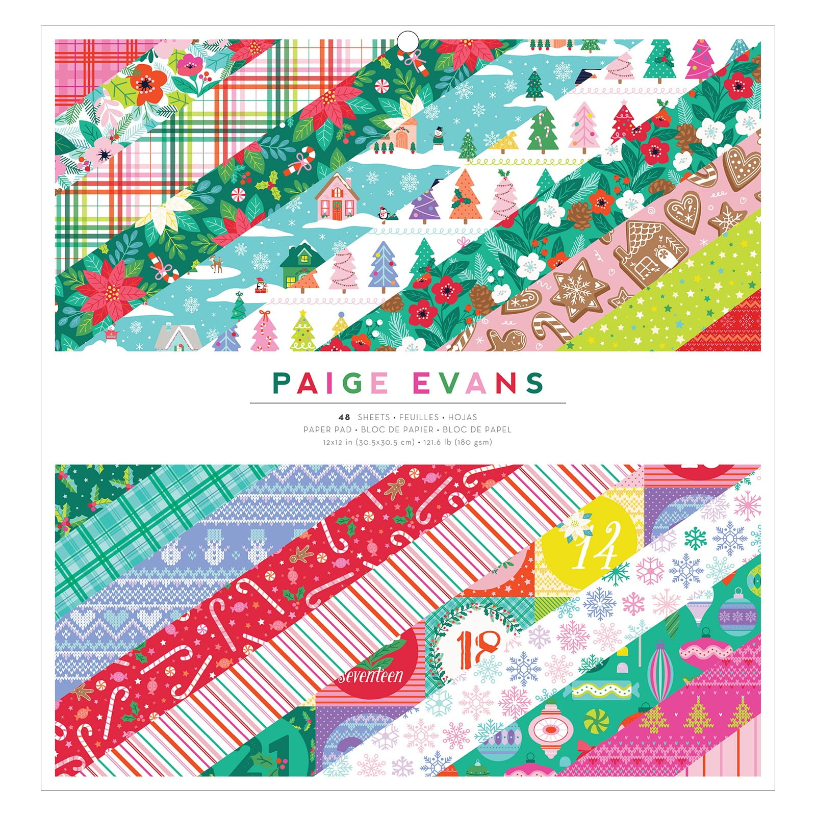 American Crafts Single-Sided Paper Pad 12"X12" 48/Pkg-Paige Evans ...
