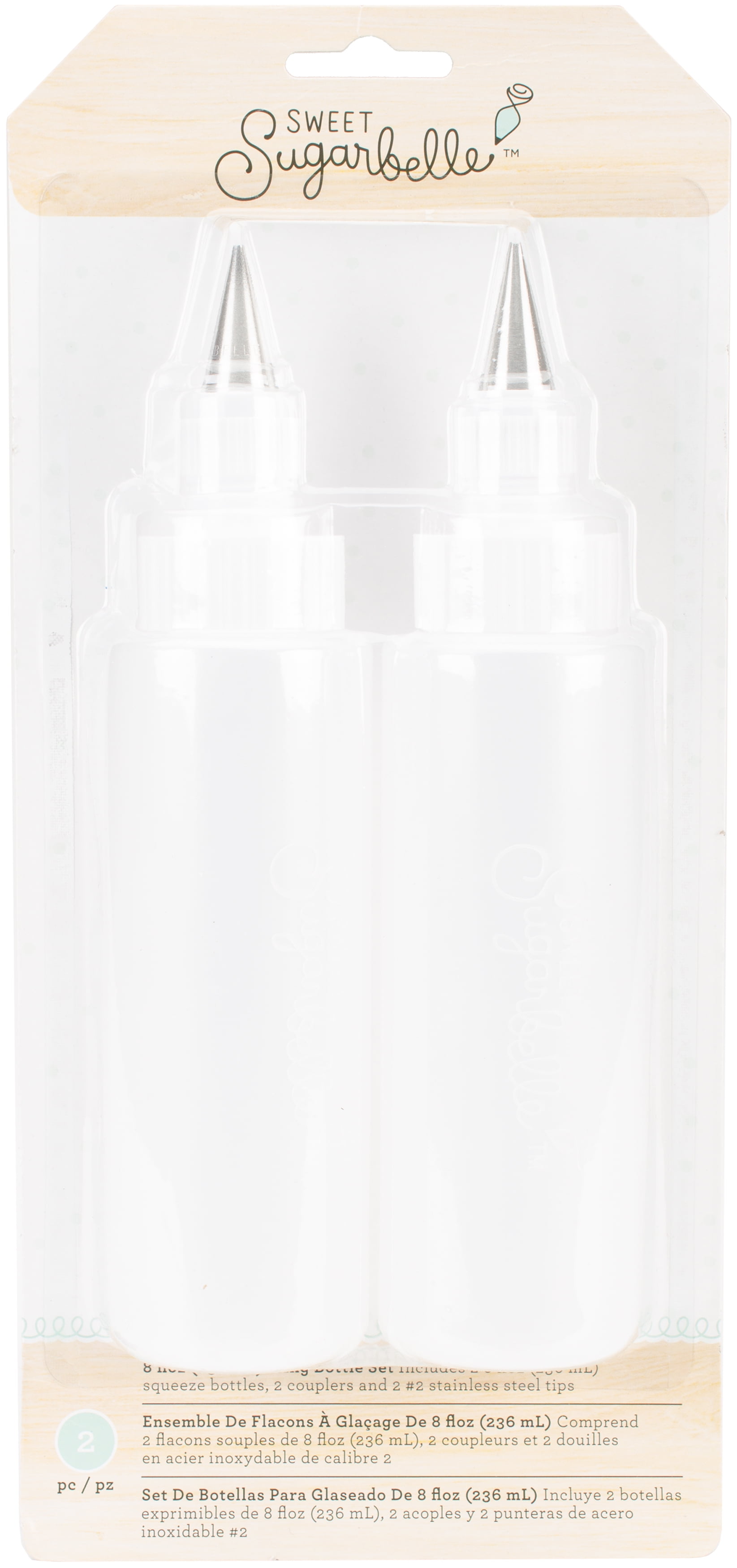 AMC Sugarbelle 8oz Icing Bottle Coupler Set - Walmart.com