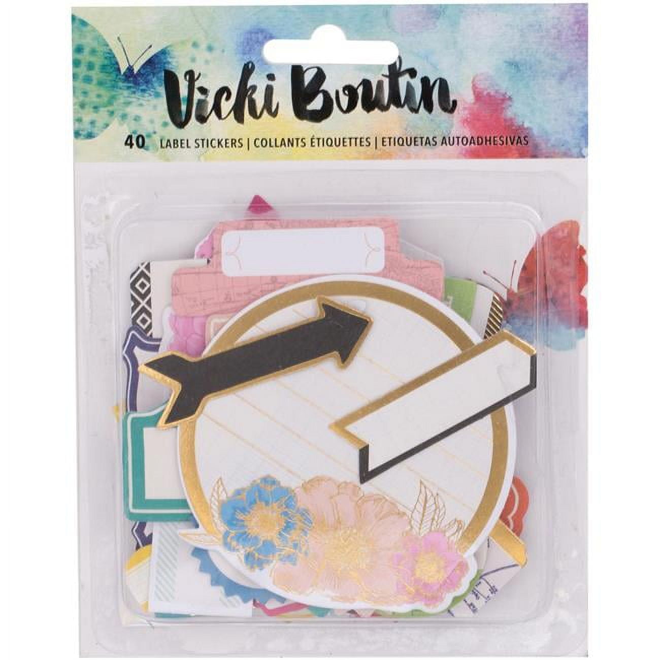 American Crafts VB376833 Vicki Boutin Mixed Media Cardstock Labels - 40 ...