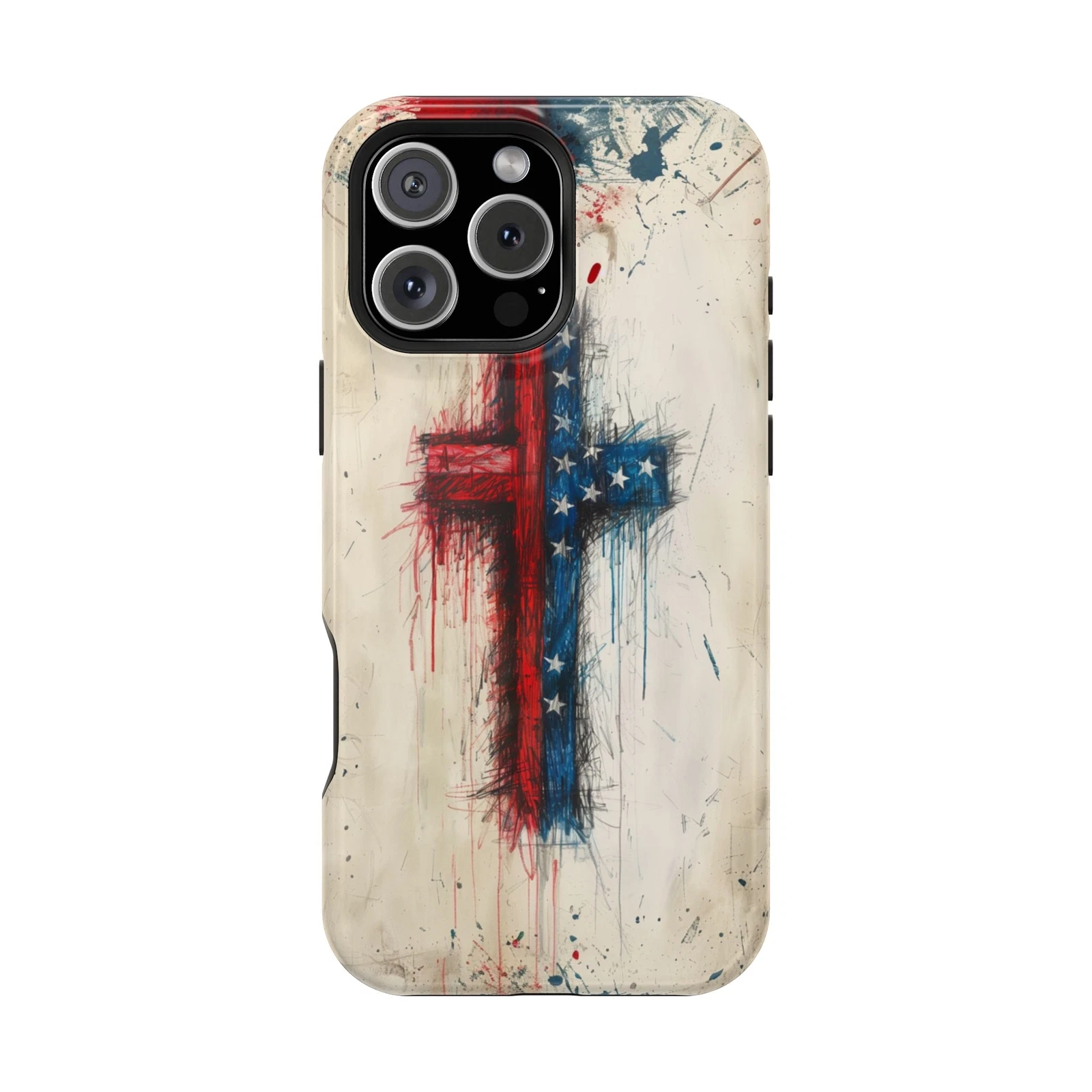 American Cross USA Flag Patriotic Faith Design Phone Case 11 12 13 14 ...