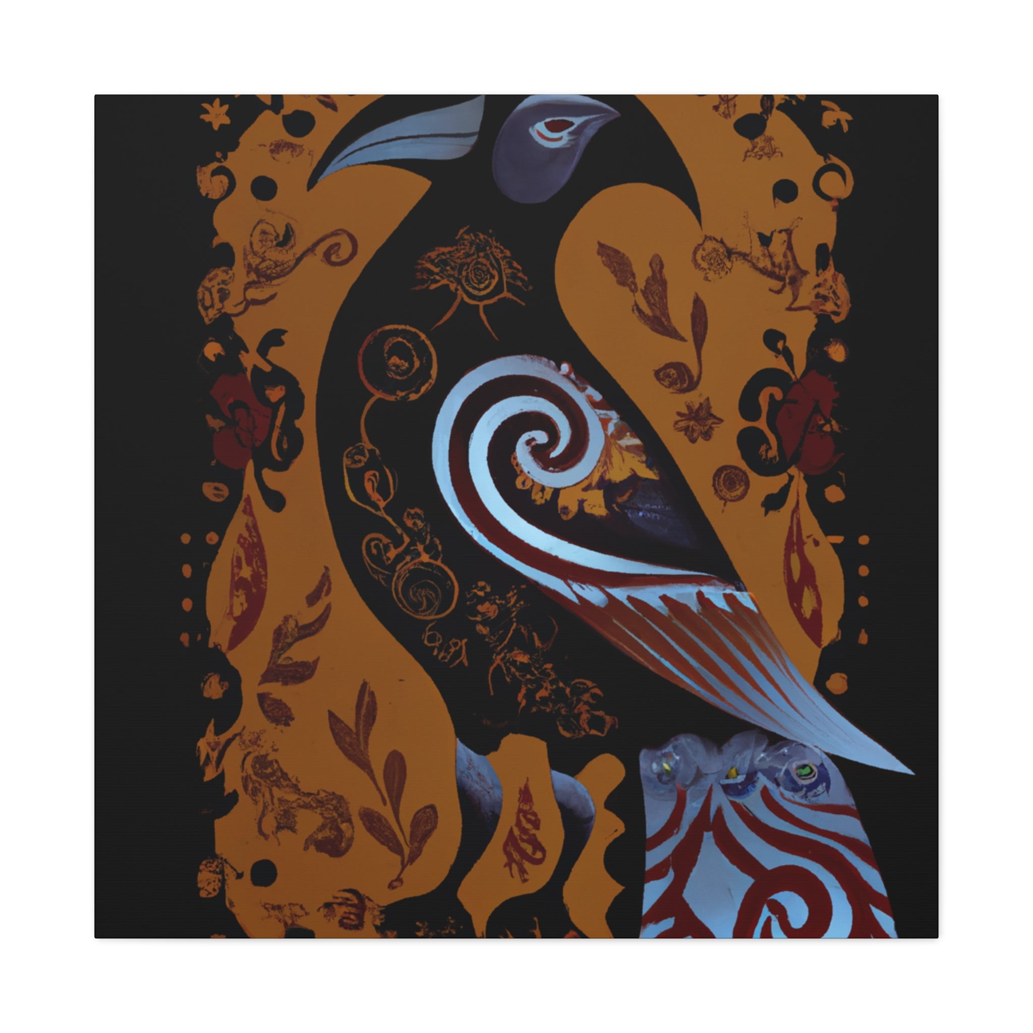 "American Crow Art Deco" - Canvas - Walmart.com