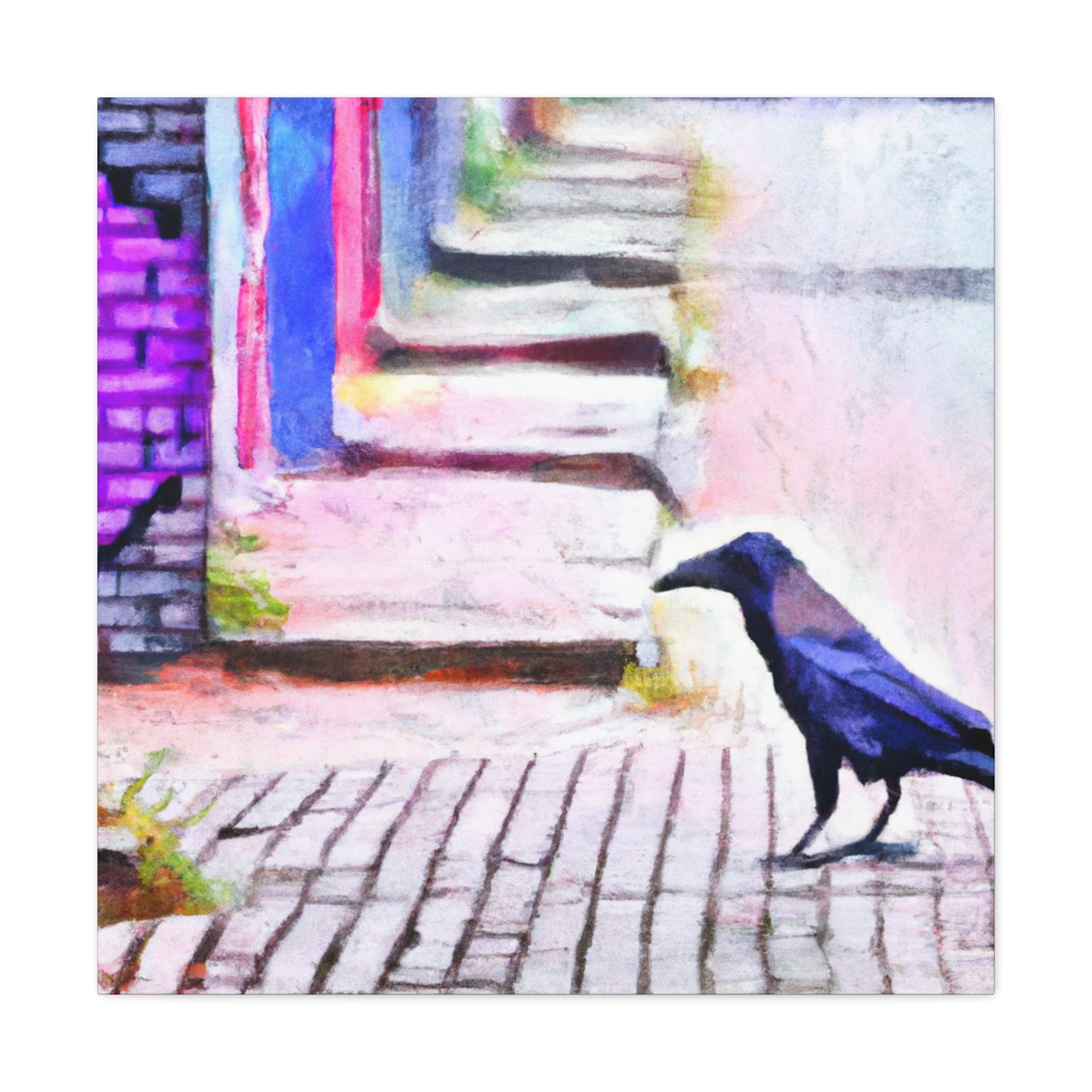 American Crow Mural - Canvas - Walmart.com