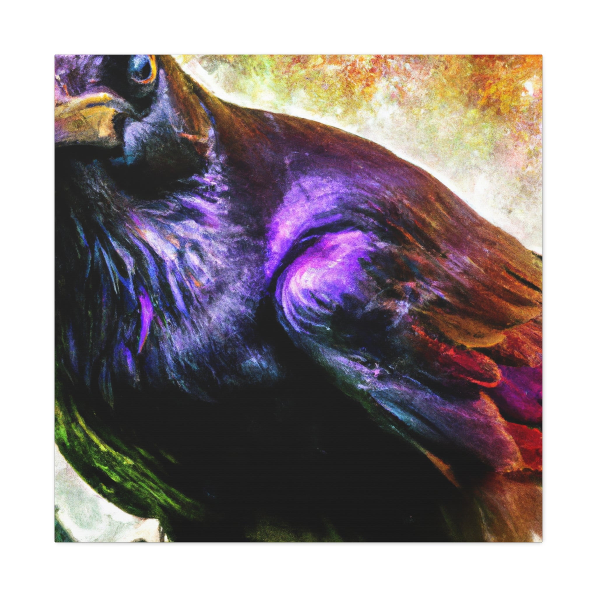 "American Crow Portrait" - Canvas - Walmart.com