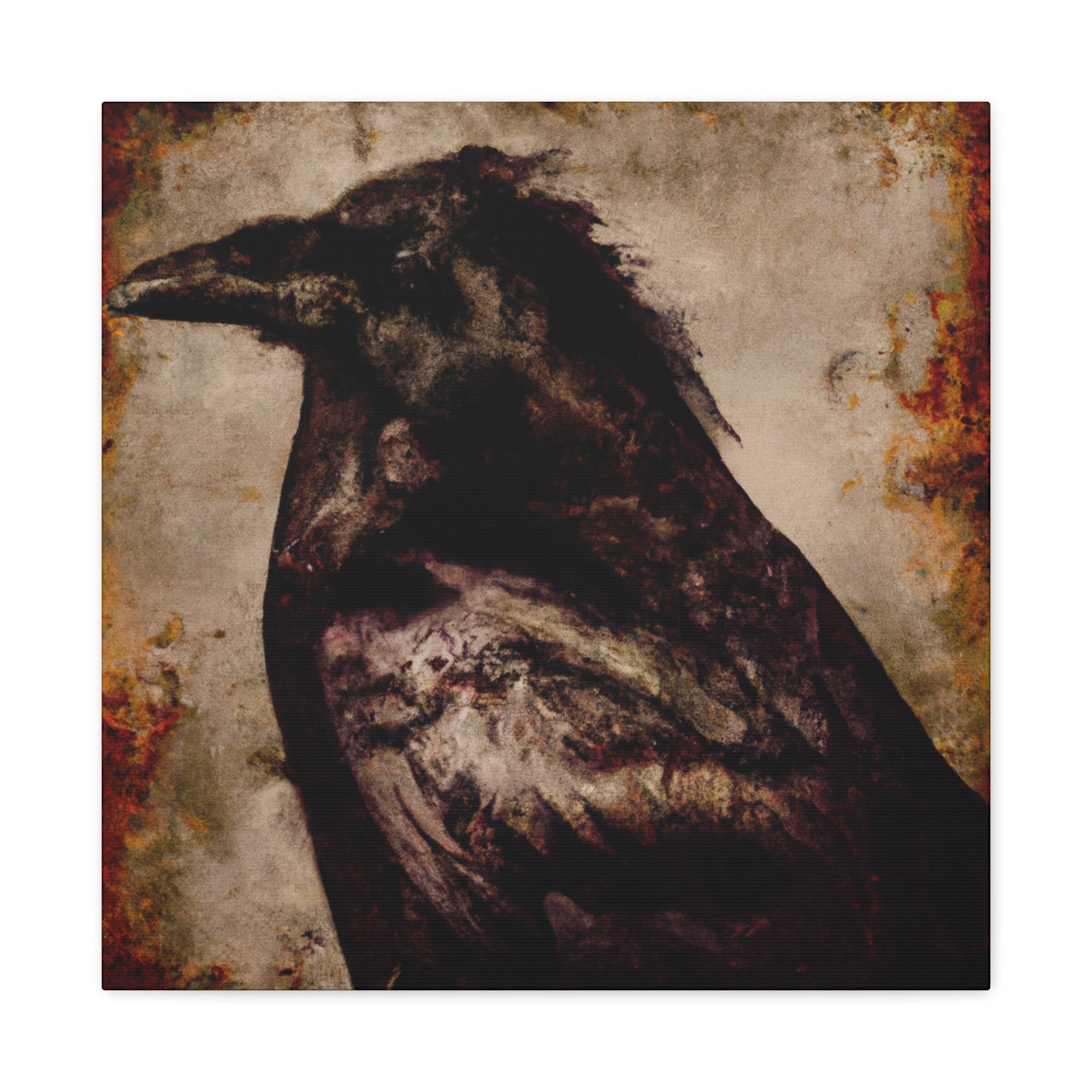 American Crow Realism - Canvas - Walmart.com