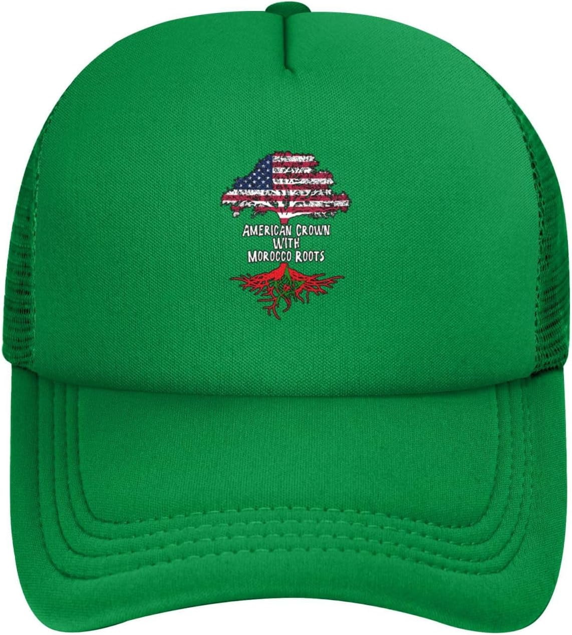 American Crown with Morocco Roots Trucker Hat High Crown Mesh Back ...