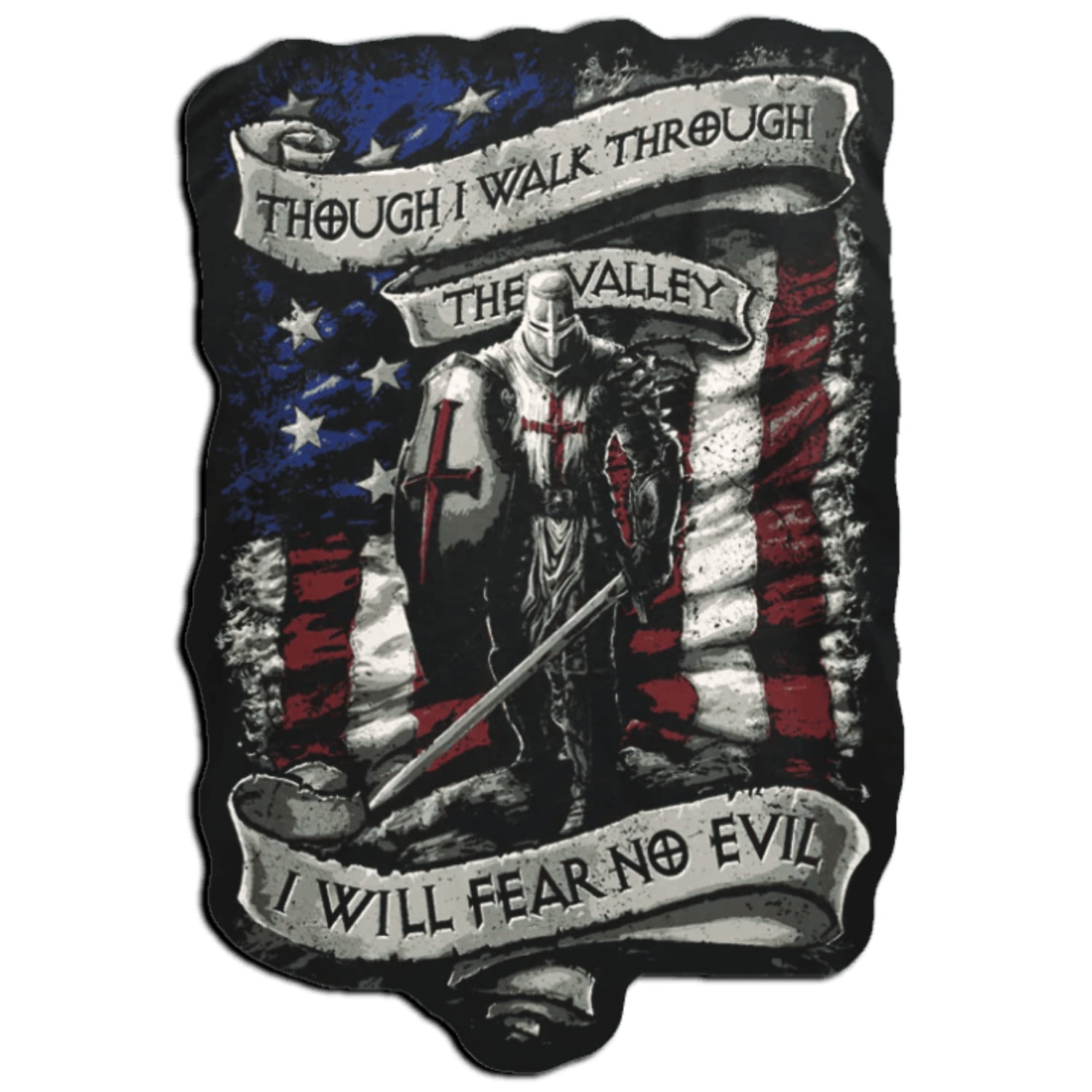 American Crusader Decal (Large) Premium Vinyl Die Cut UV Coating ...