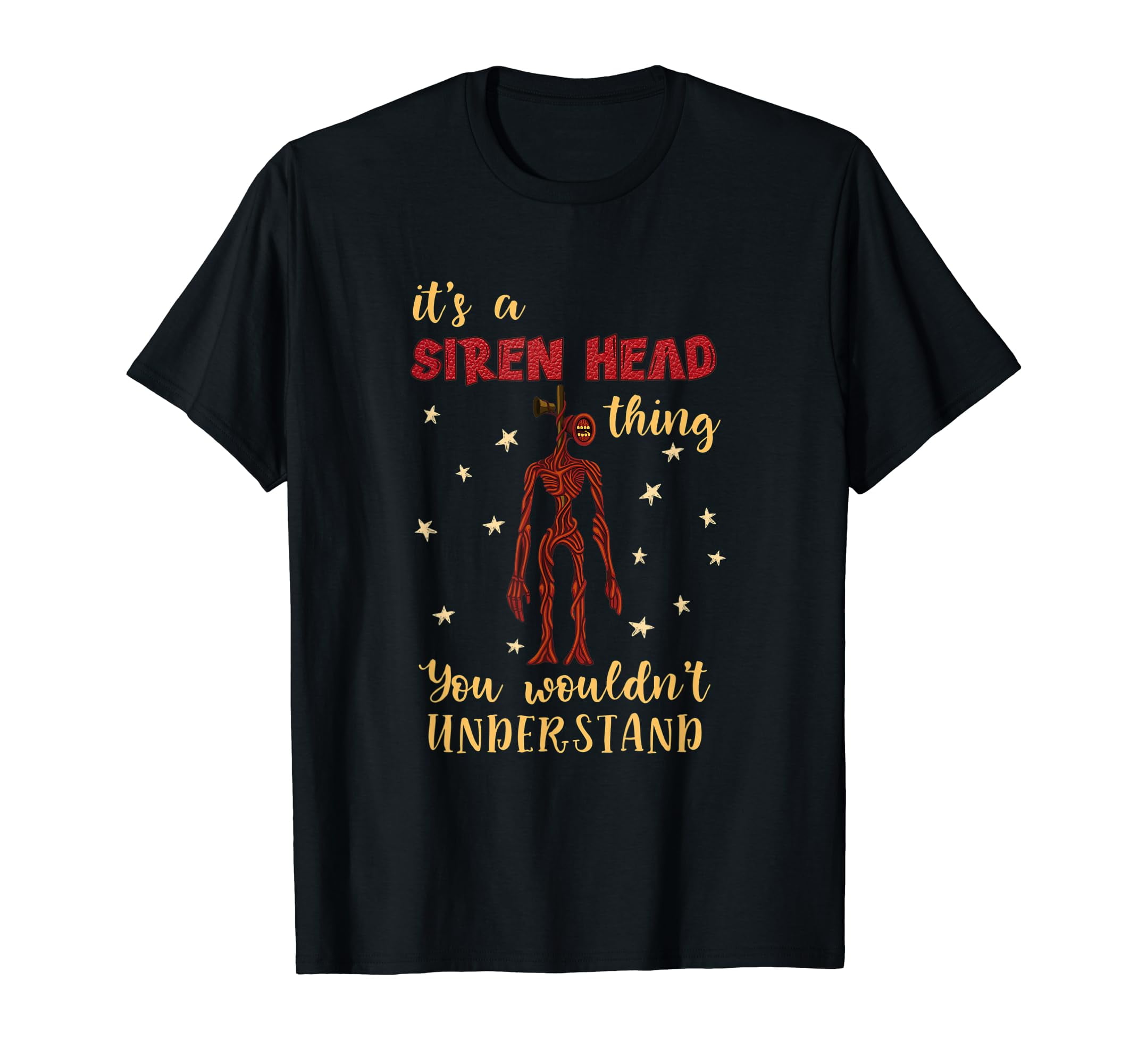 American Cryptid Siren Head Kids Black T-Shirt - Walmart.com