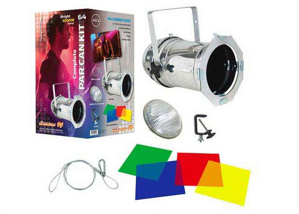 American DJ 64 COMBO 1000 Aluminum Par Can Lighting Fixture W/ 14-Gauge ...