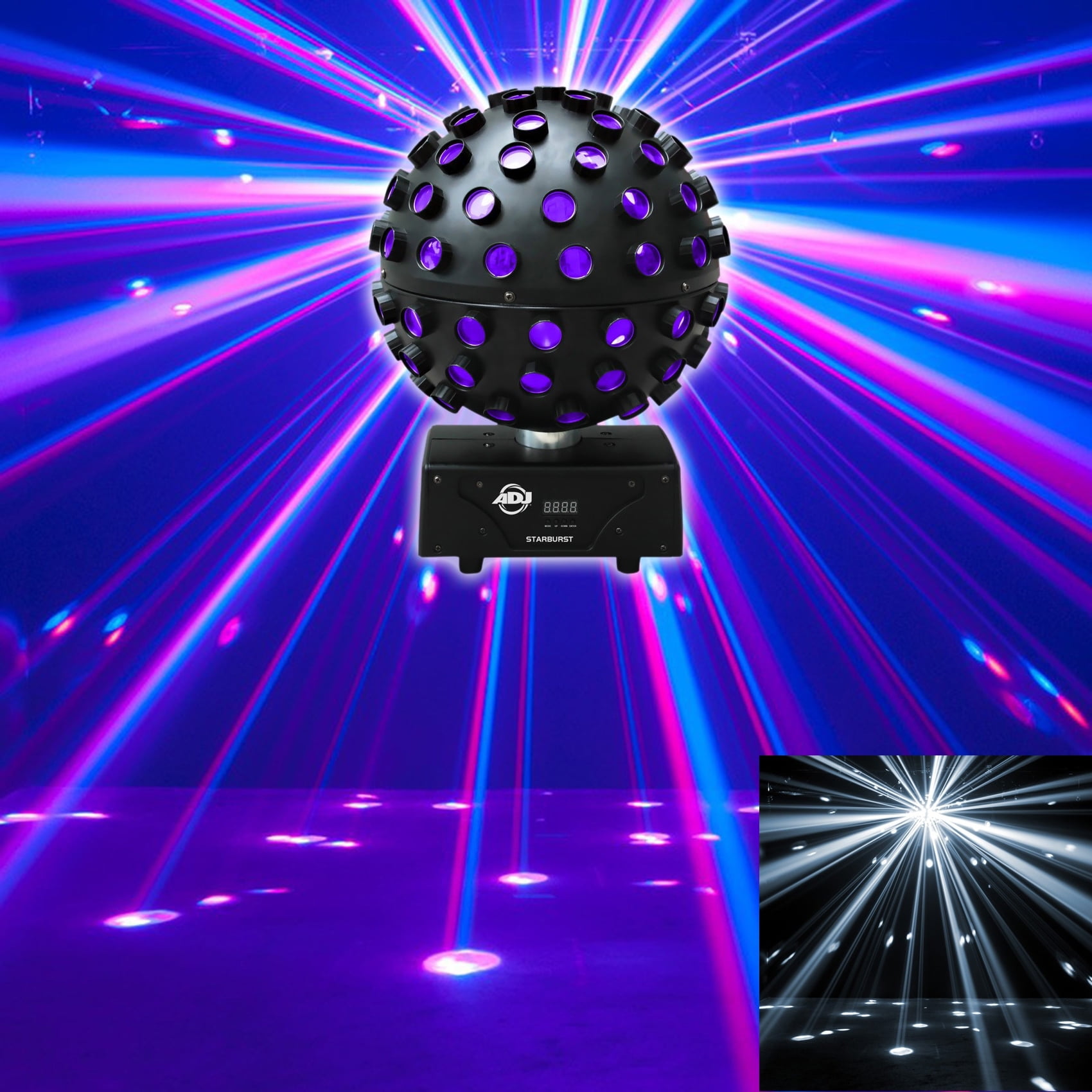 American DJ ADJ Starburst Shooting Beam Church Stage Design Lighting ...