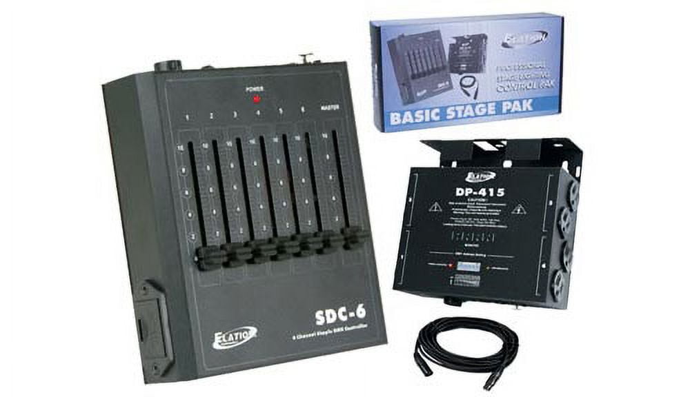 American DJ BASIC STAGE PAK Simple Par Can Control System With Sdc-6 & Dp-415 - Walmart.com