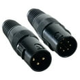 ADJ DMX T-PACK Male 3 & 5 Pin DMX Terminator Set - Walmart.com