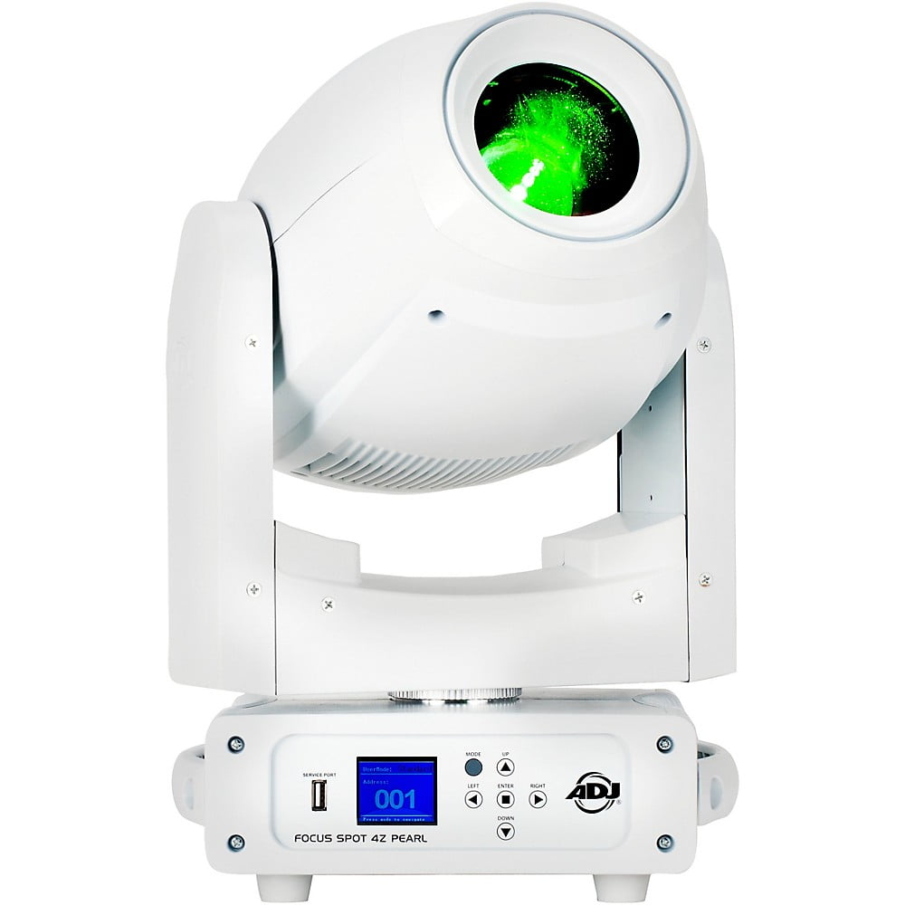American DJ Focus Spot 4Z Pearl White 200W LED Powered Moving Head Spot ...