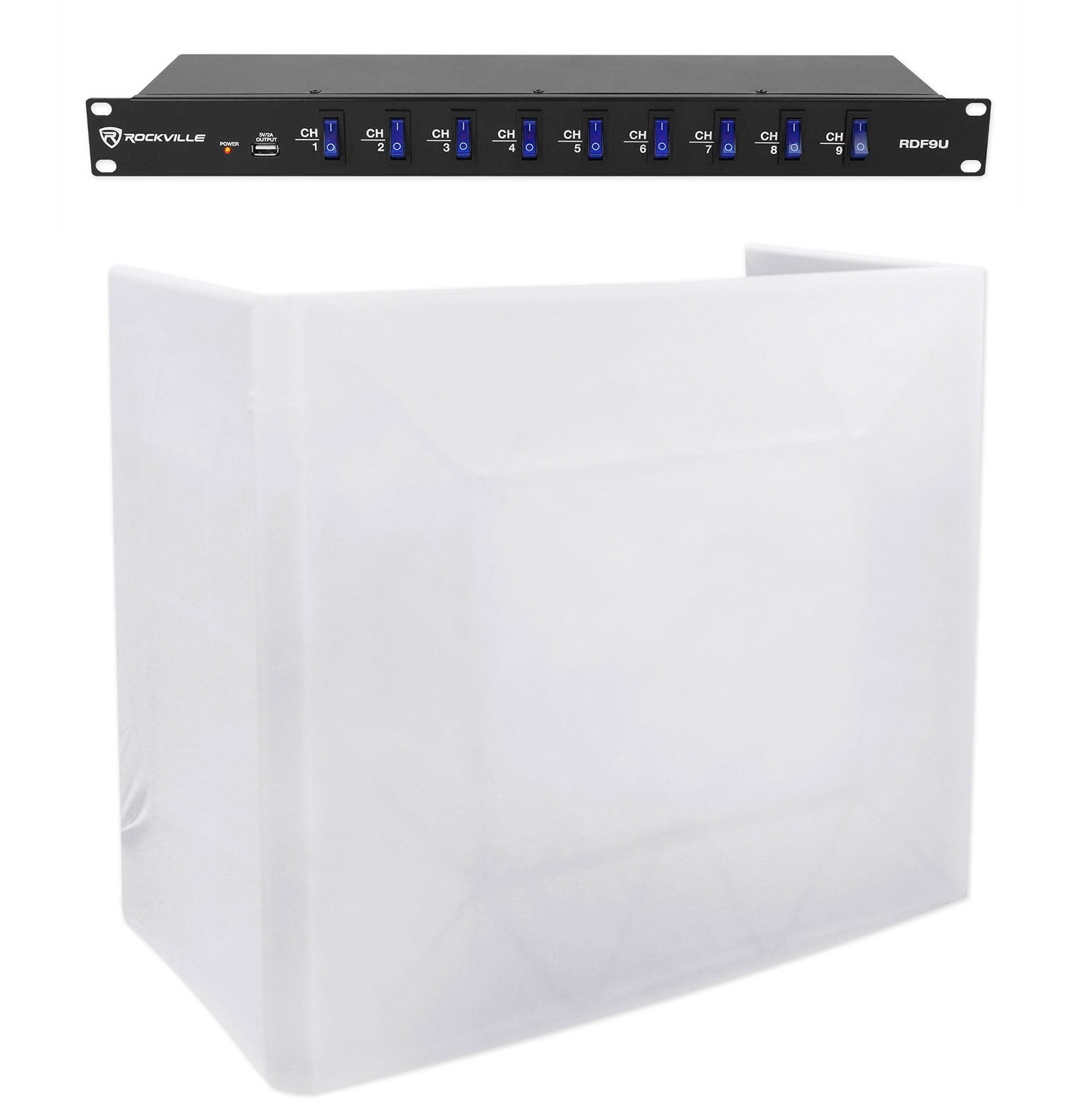 American DJ Pro-ETS White Scrim For Pro Event Table II DJ Facade ...