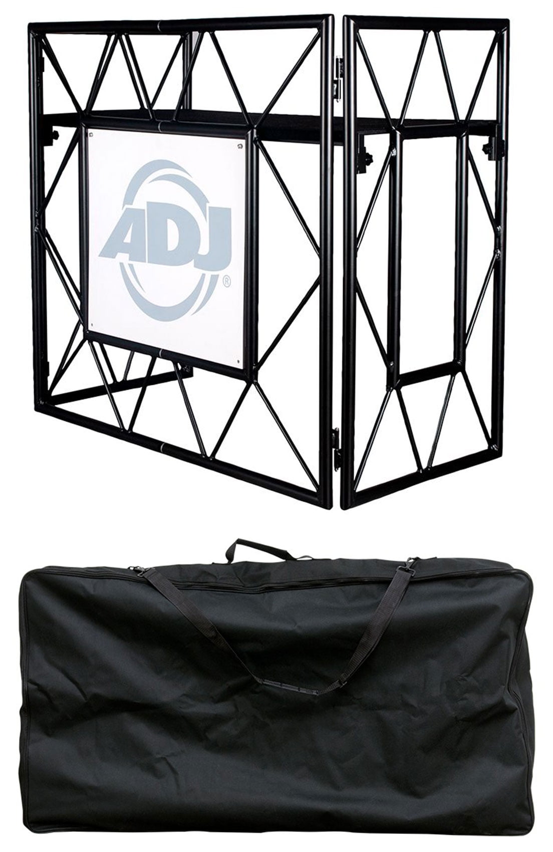 American DJ Pro Event Table MB Black Foldable DJ Booth Truss Facade ...