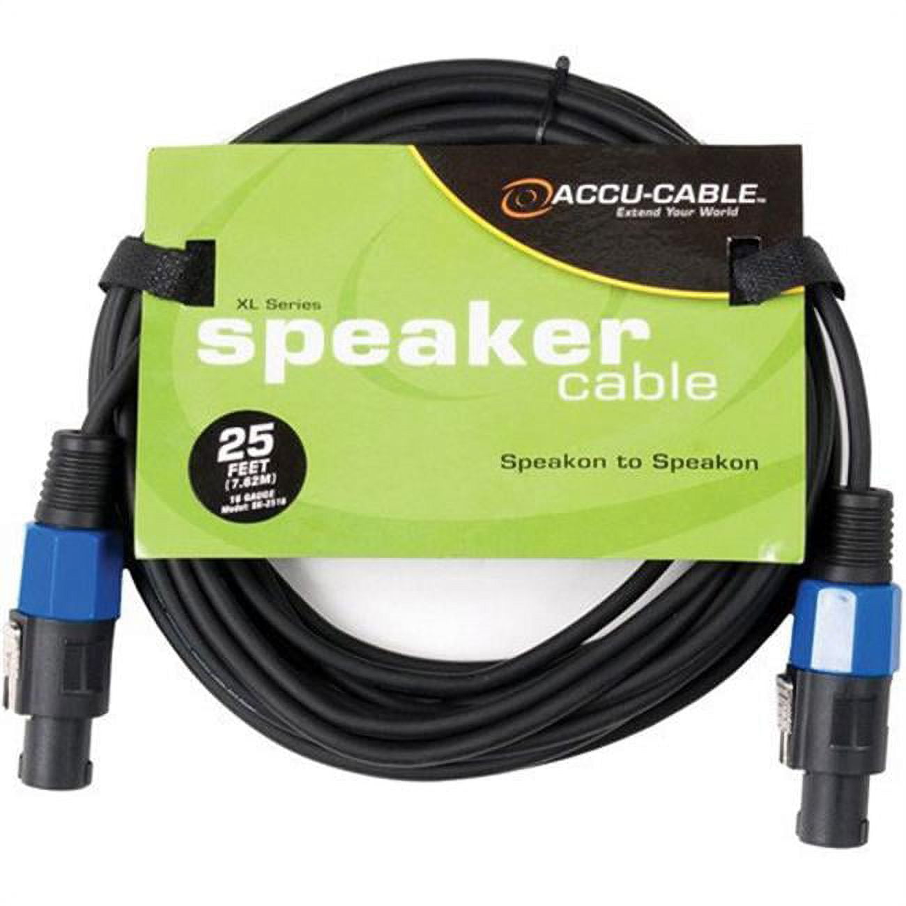 American DJ SK-2516 25 ft. 16 Gauge Speaker Cable - Walmart.com