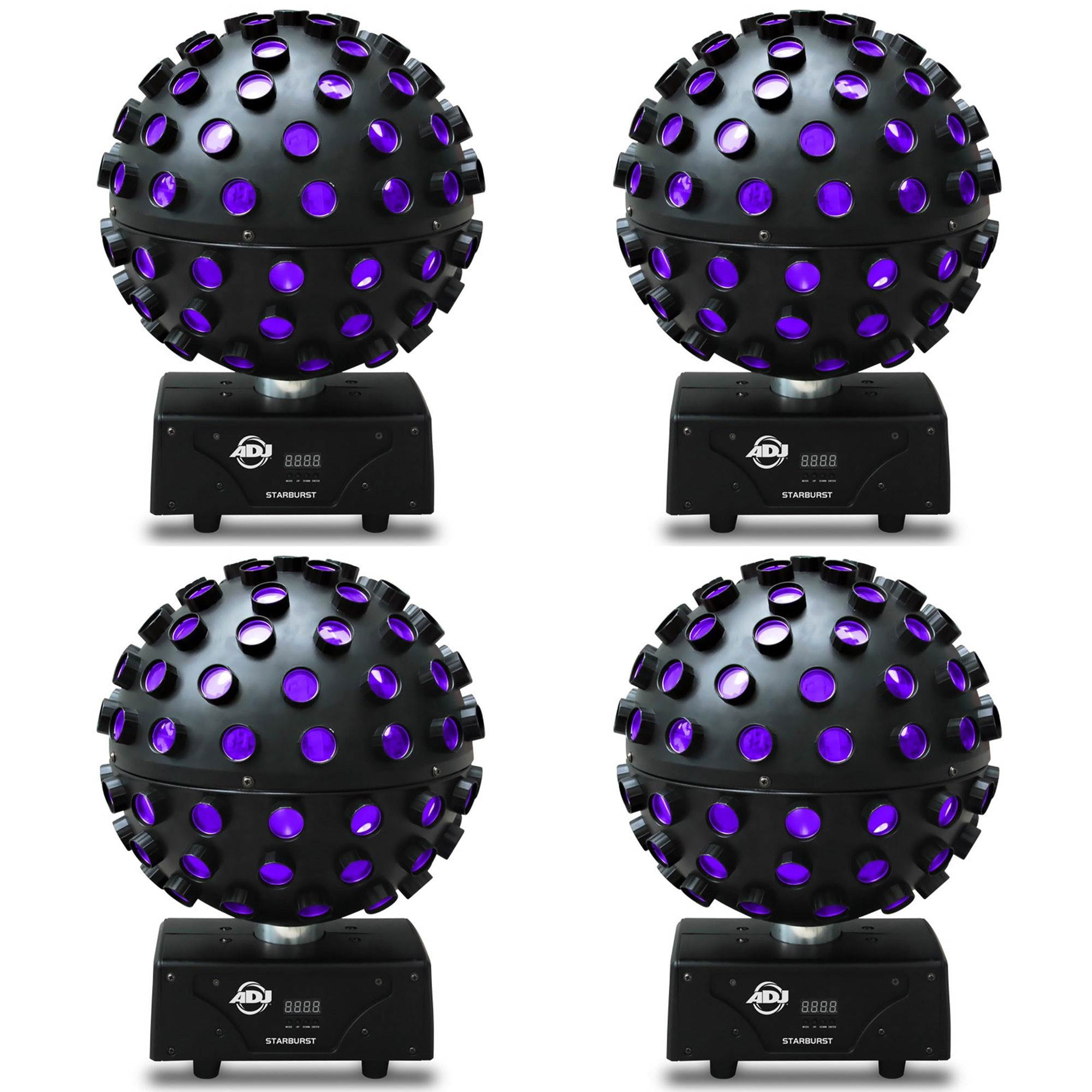 American DJ Starburst Multi-Color HEX LED Sphere DJ Lighting Effect (4 ...