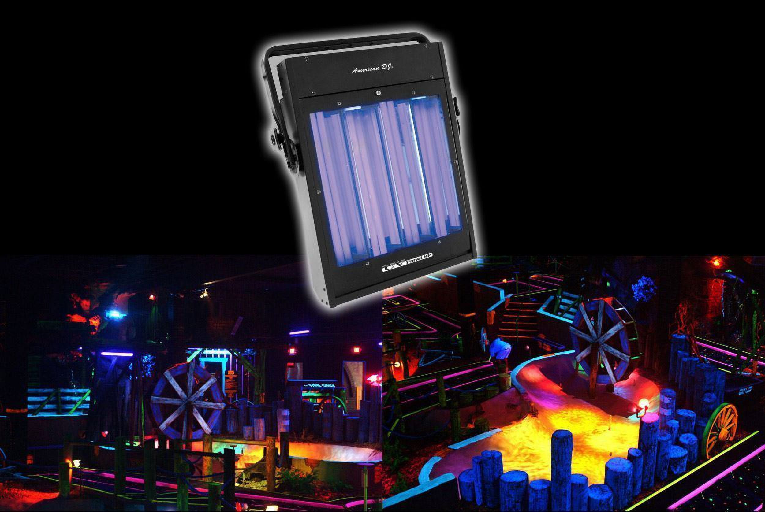 American DJ UV Panel HP 160 Watt Blacklight Wash Light Fixture ...