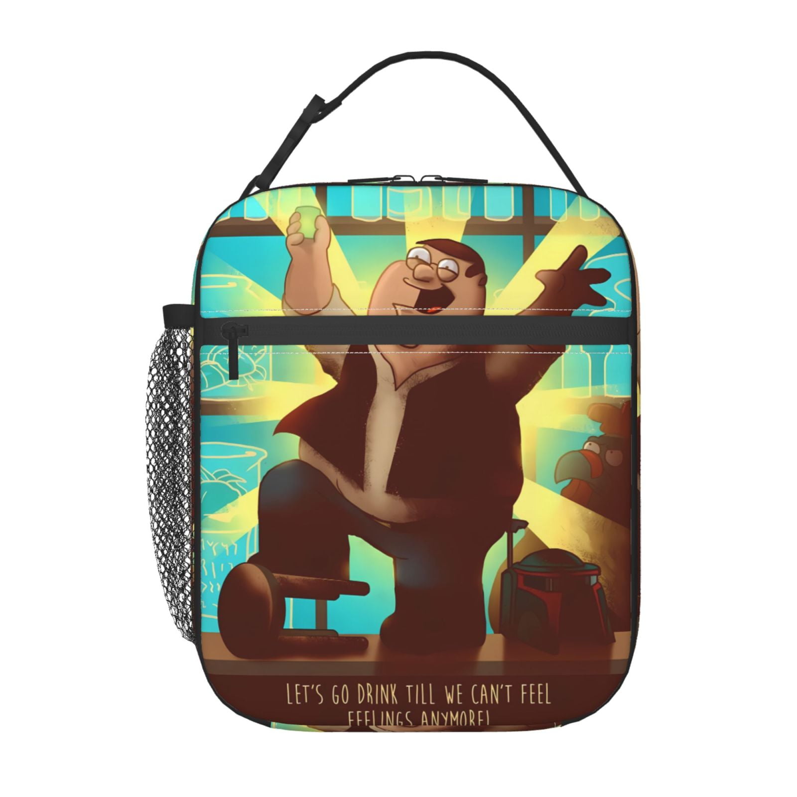 American Dad Lunch Bag Insulated Cooler Box For Snacks Travel Picnic ...