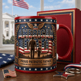 American Dad Mug, 3D Effect Patriotic Father Coffee Cup Gift - Walmart.com