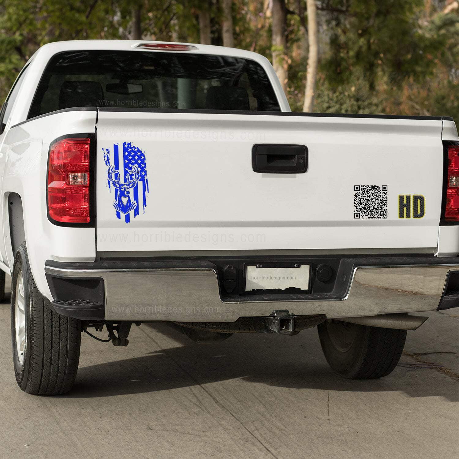 American Deer - Vinyl decal,SUV decal, Truck Decal, Car Decal, Hunter ...