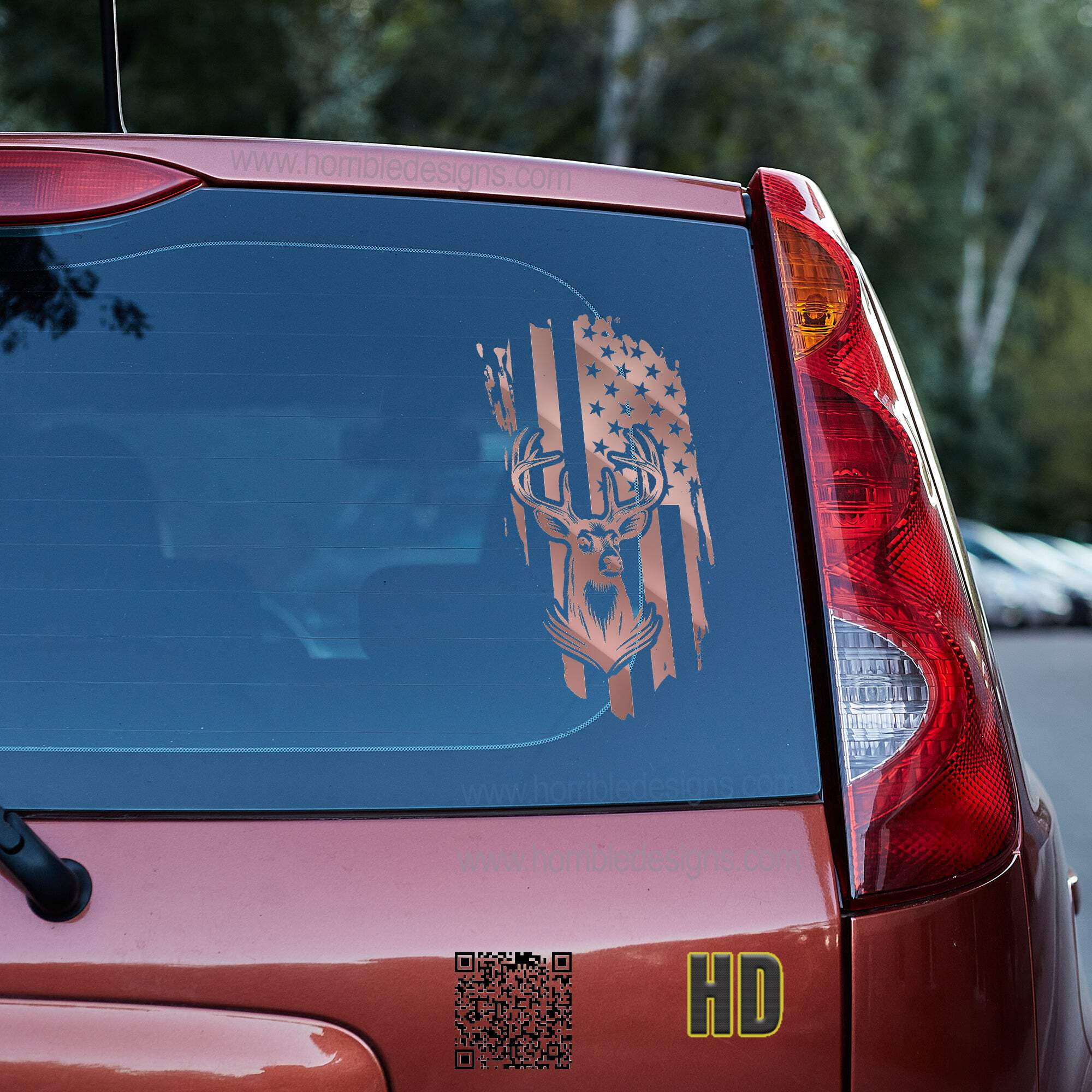 American Deer - Vinyl decal,SUV decal, Truck Decal, Car Decal, Hunter ...